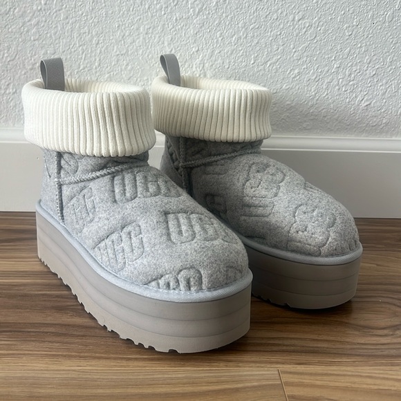 UGG | Shoes | Sold Ugg Mini Platform Felted Boot Womens Size 7 | Poshmark